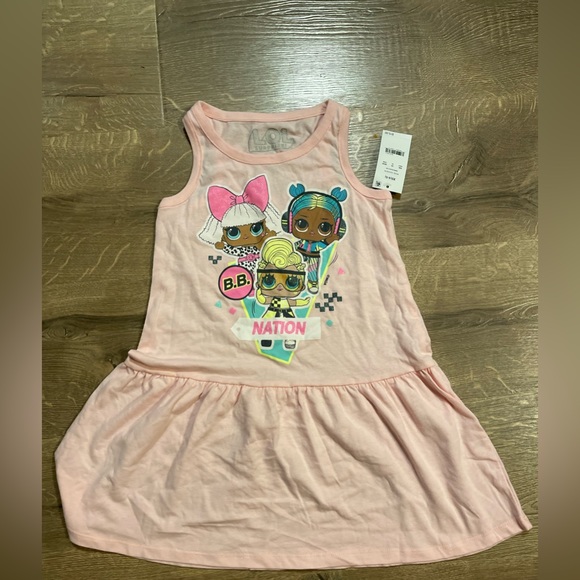 L.O.L. Surprise! | Dresses | Nwt Pink Lol Surprise Tank Dress Size 45 ...